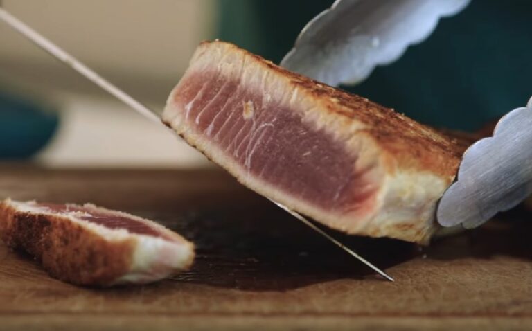 Pan-Seared Tuna Steak Recipe - Crispy Outside, Tender Inside