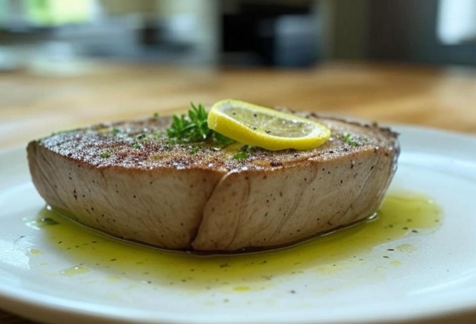 Pan-Seared Tuna Steak Recipe - Crispy Outside, Tender Inside